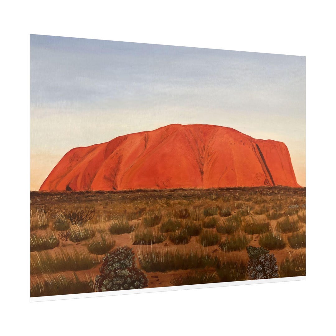 Poster Print Ayers Rock, Rolled Posters for Wall Decor, Australian ...