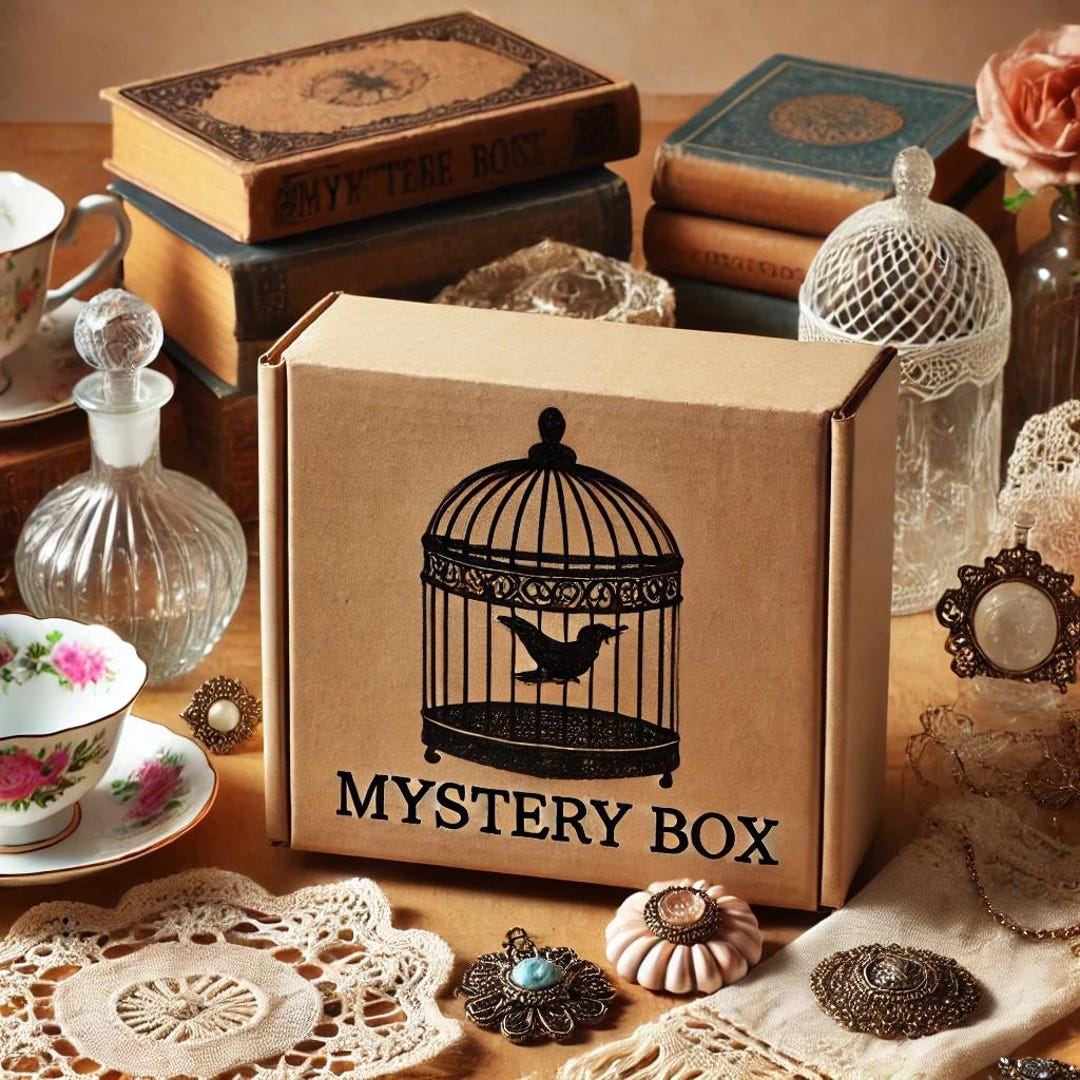 Vintage Mystery Box (small) - Etsy