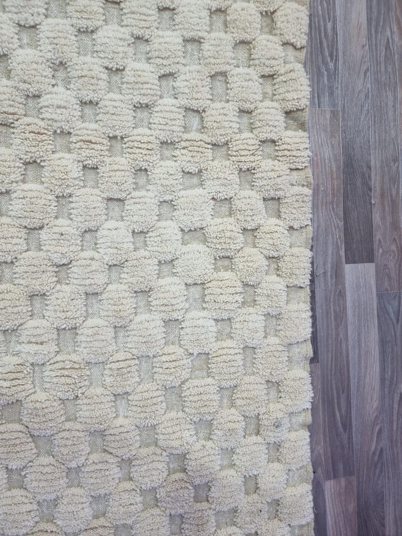 Luxury Moroccan Hand-knotted Rugs , Handwoven Beni Ourain Wool Rug ...