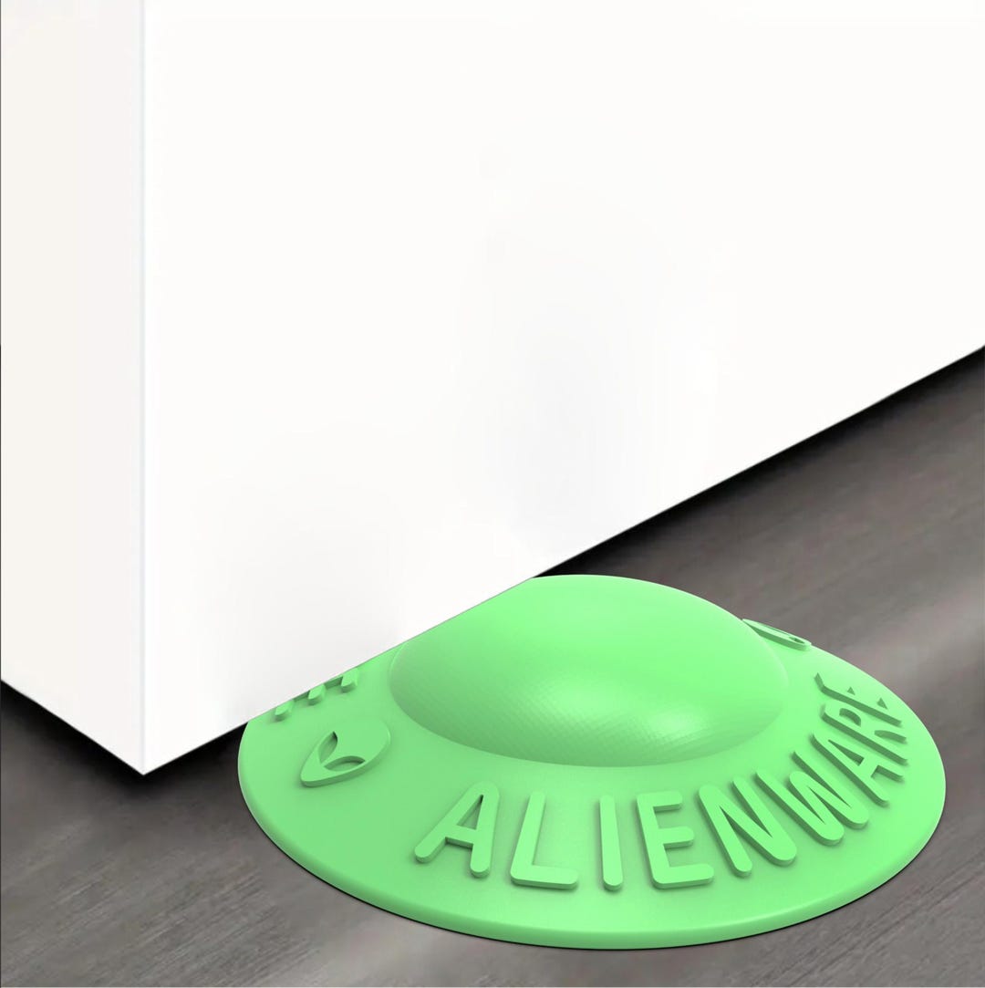 Alienware UFO Door Stopper, 3D Print Home Decor, STL File - Etsy