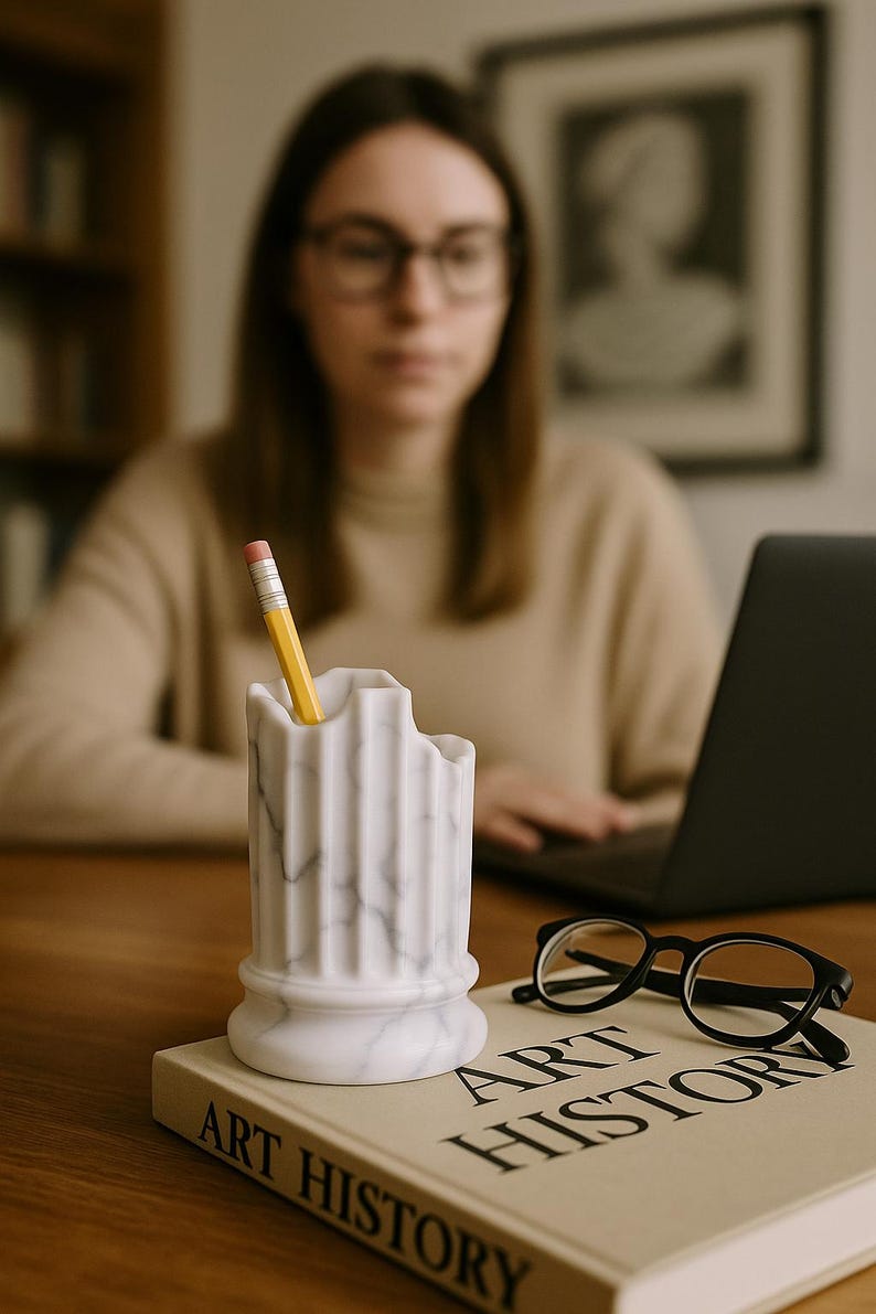 Ancient Column Pencil Holder – STL File for 3D Printing - Etsy