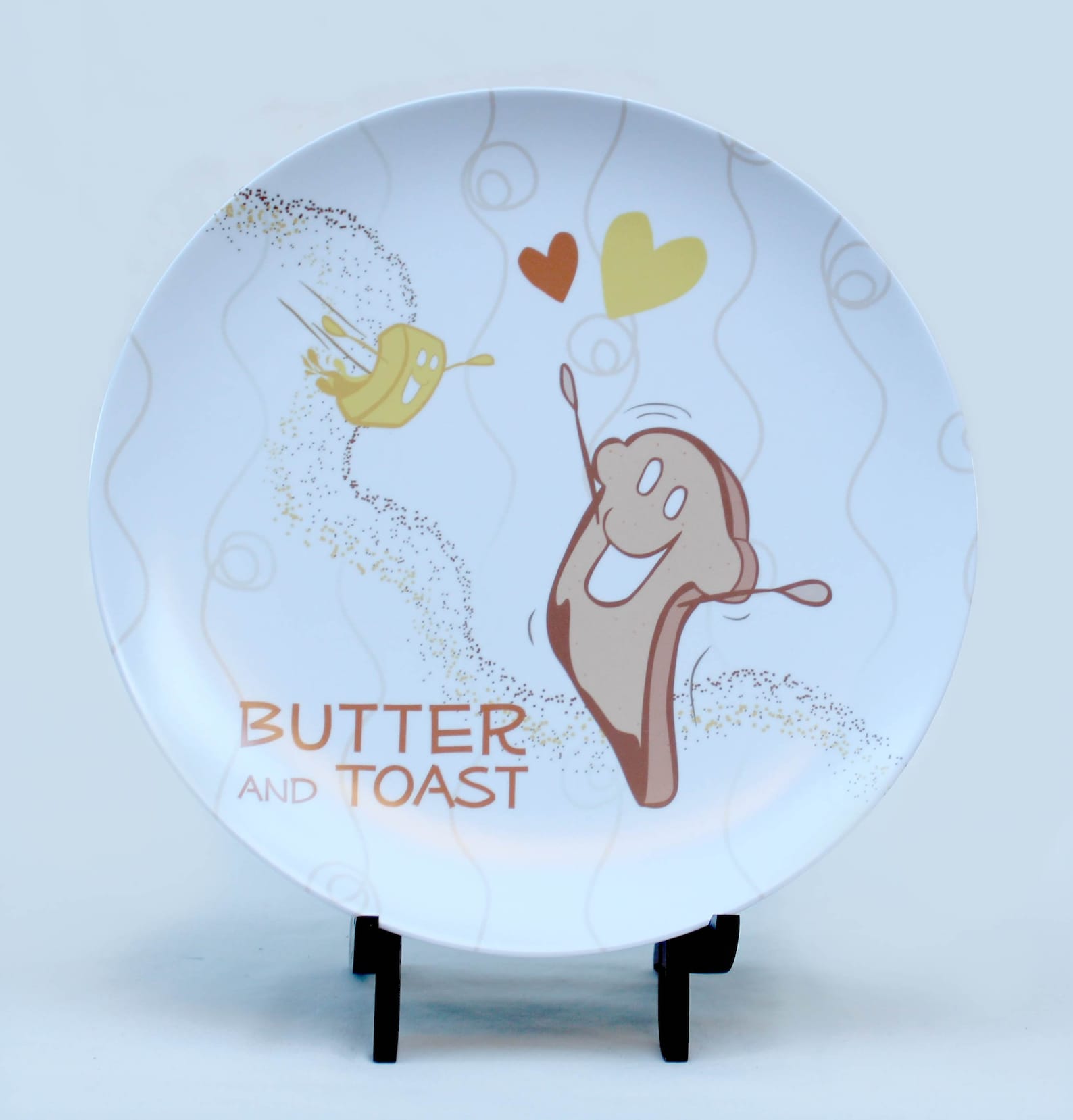 Butter and Toast Melamine Plate – Fun Food Art Gift - Etsy