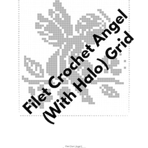 Angel Filet Crochet Grid - Etsy Canada