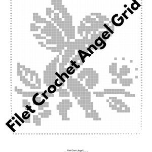 Angel Filet Crochet Grid - Etsy
