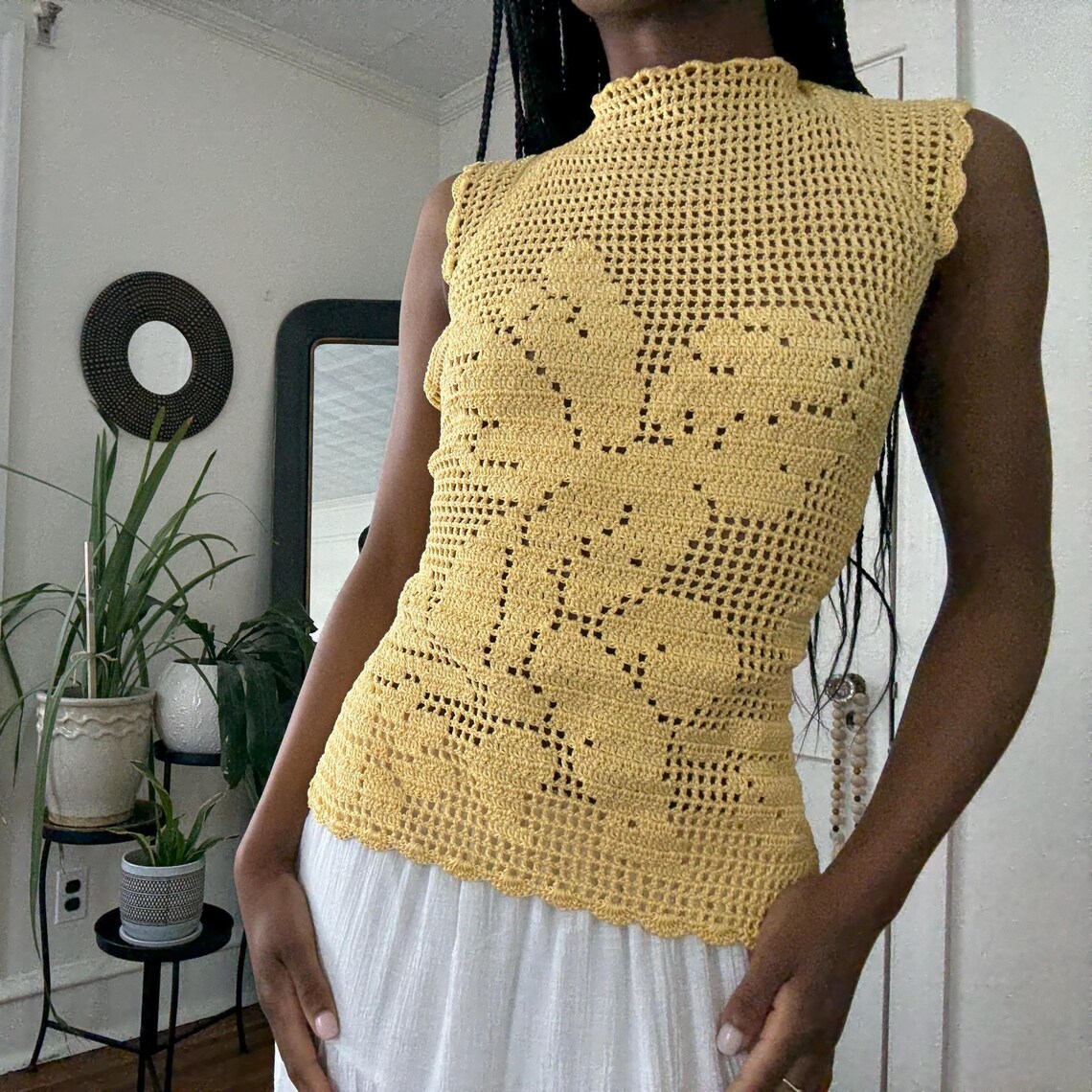 Angel Filet Crochet Grid - Etsy
