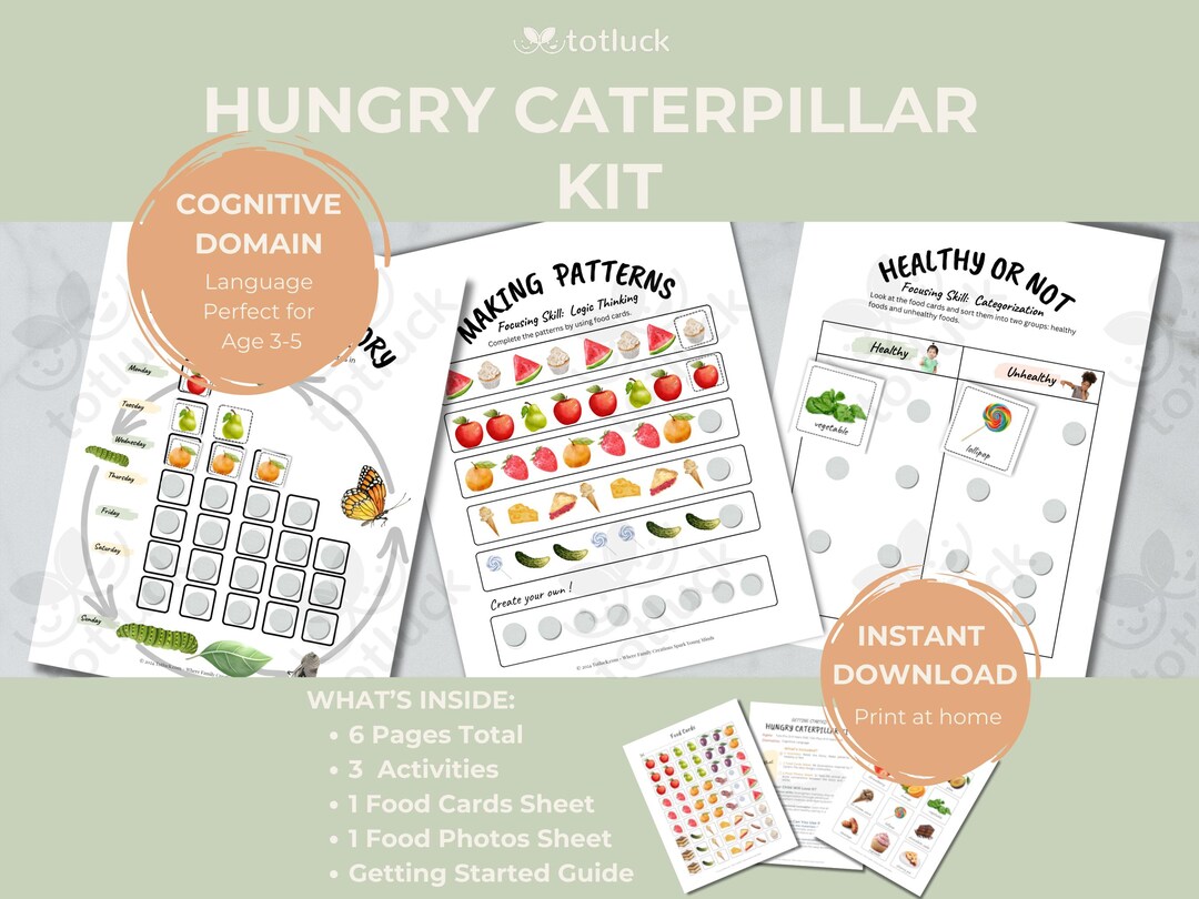 Hungry Caterpillar Kit | Inspired by the Very Hungry Caterpillar ...