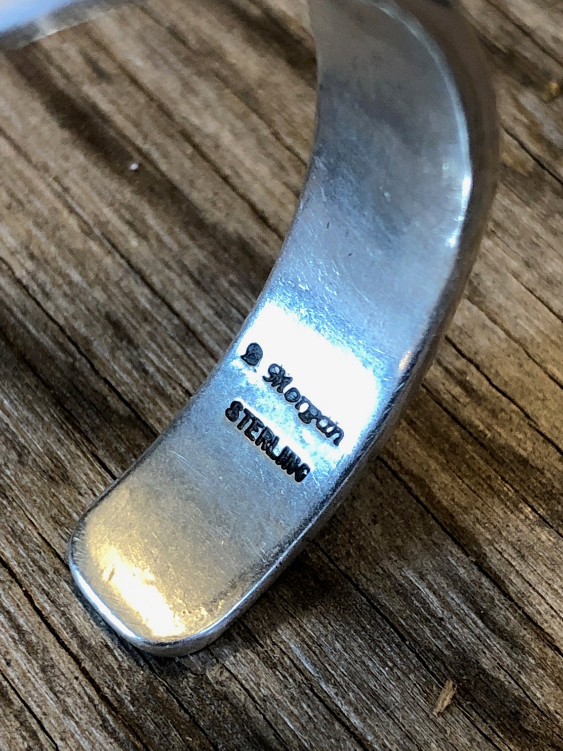 B. Morgan 14k Gold and Sterling Cuff, Navajo Silversmith. - Etsy