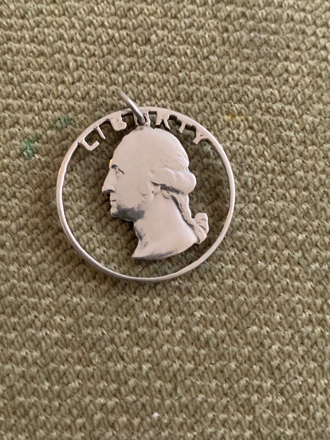 1960 Silver Cut Out Quarter, Liberty, Handcut - Etsy