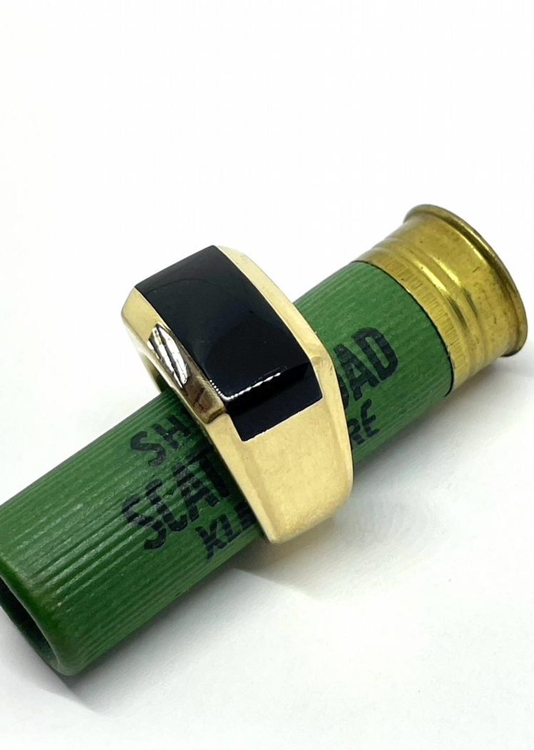 Di MODOLO Ring, Classic Falco, 18K Solid Yellow Gold & Black Onyx, 30 ...