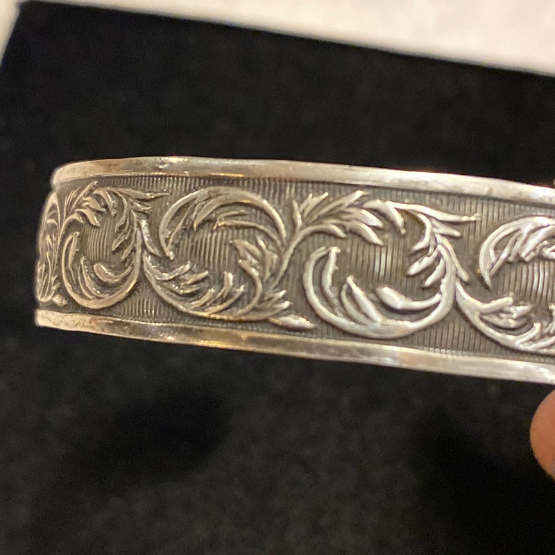 Embossed Bracelet - Etsy