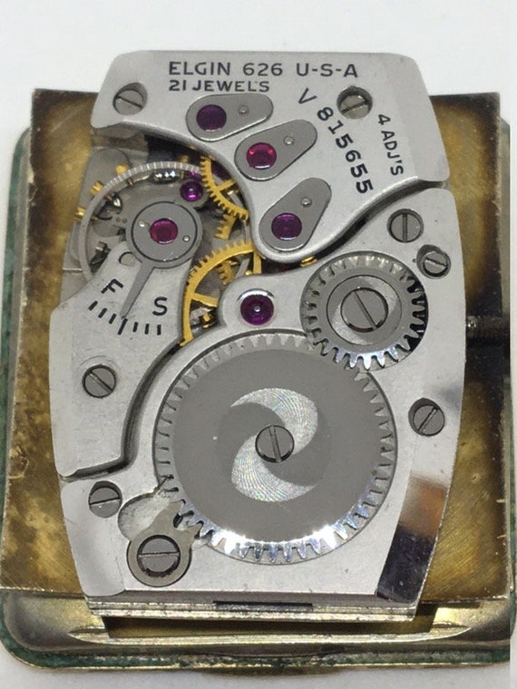 Lord Elgin Watch Movement and Dial Model 626 21 Jewels 4 - Etsy