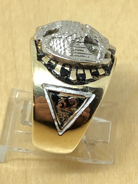 Masonic Ring, Scottish Rite Ring, 32 Degree Mason's R… - Gem
