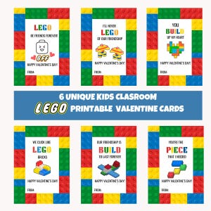 Lego valentine - Etsy