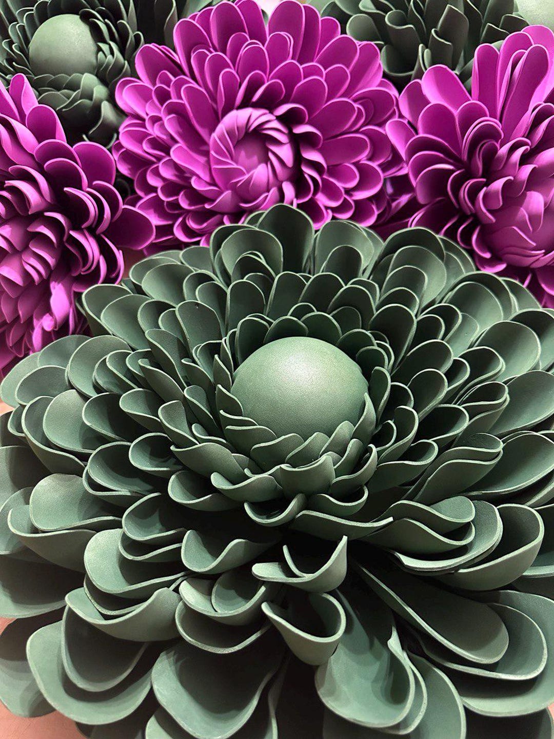 Giant Foam Chrysanthemum, Wedding & Event Decor, Storefront Displays ...