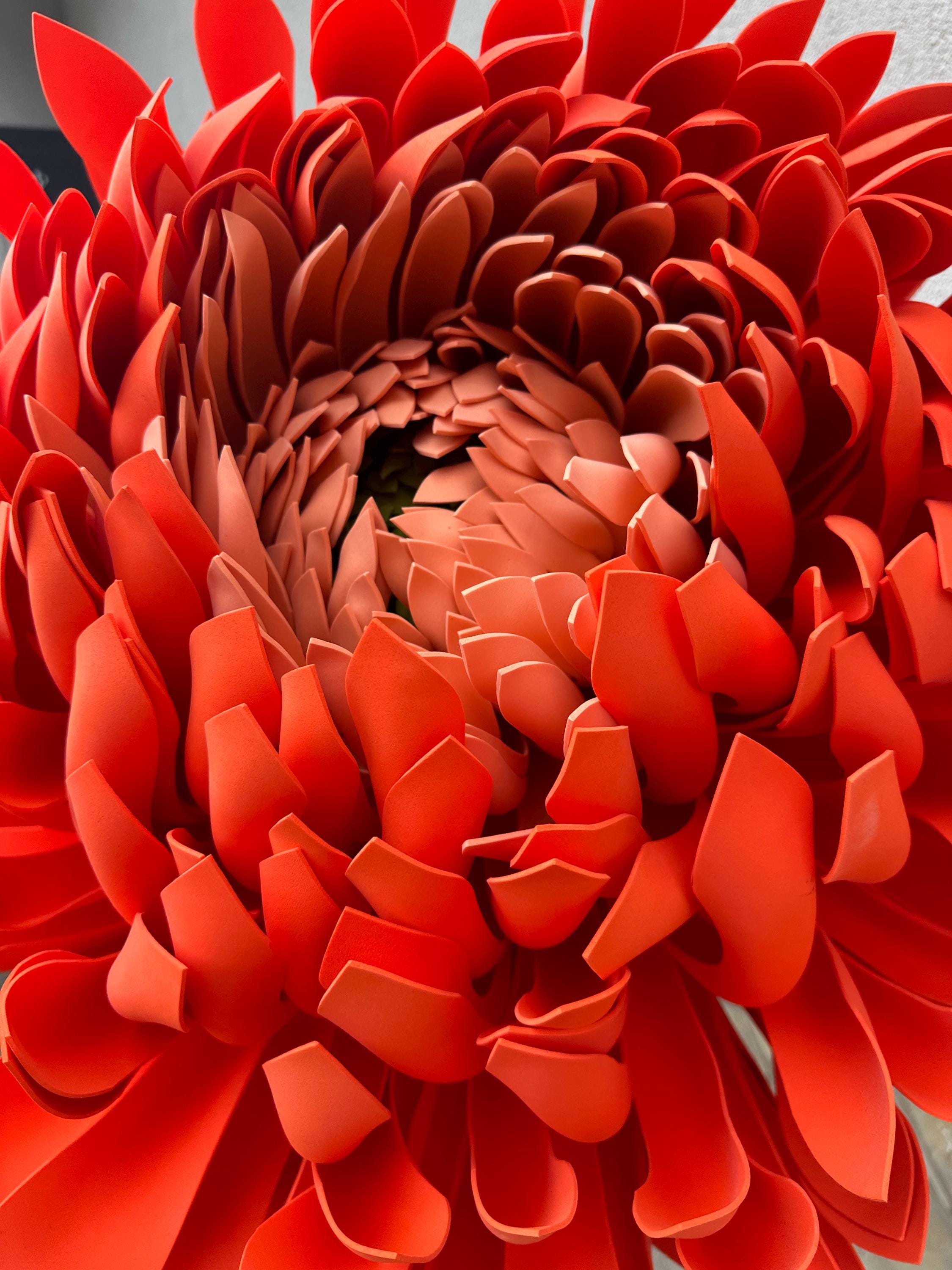 Oversized Bright Foam Chrysanthemums for Luxury Wedding, Event Floral ...