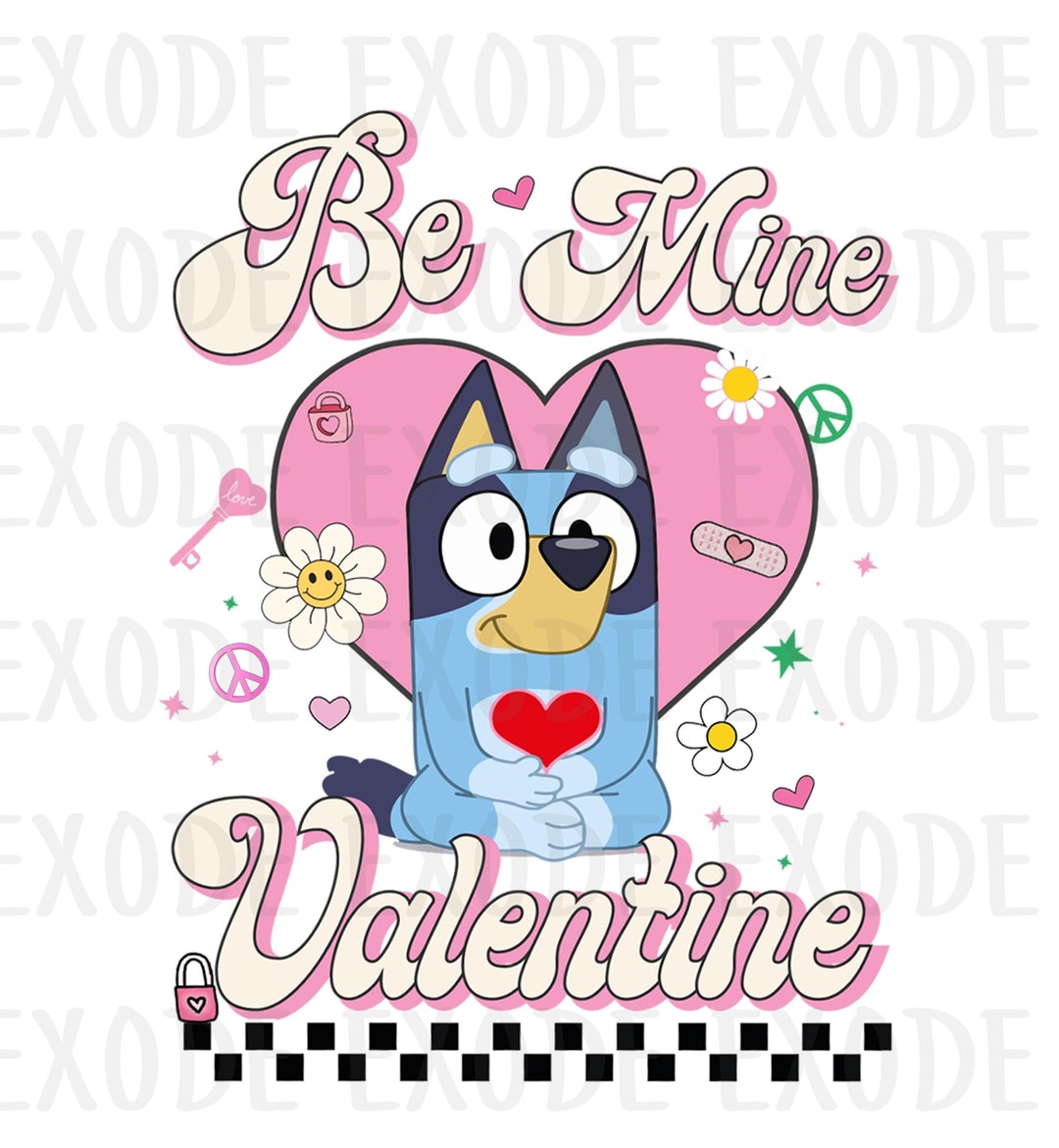 Blue Dog PNG, Blue Dog Valentines Day Png, Happy Blue Dog Valentine PNG ...