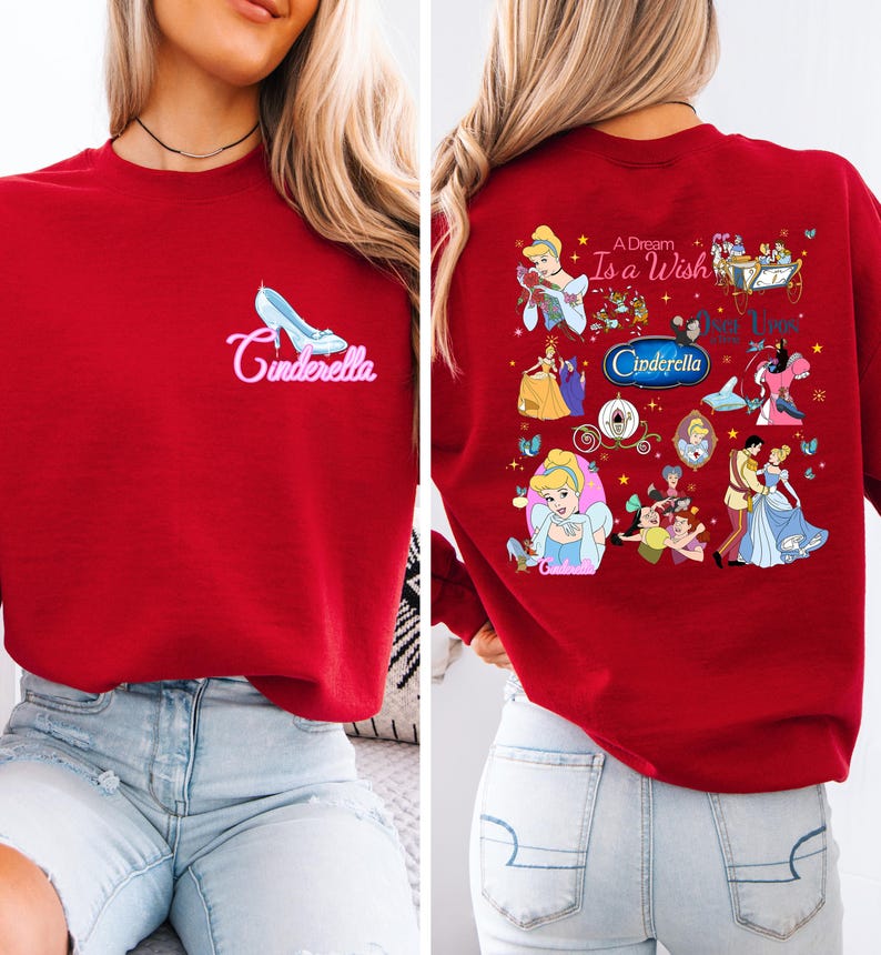 Cinderella PNG Clipart, Fairy Tale Princess Sublimation Design, Digital Download for Kids Shirt ...