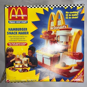 1993 Vintage Mcdonald's Happy Meal Magic Hamburger Snack Maker - Etsy