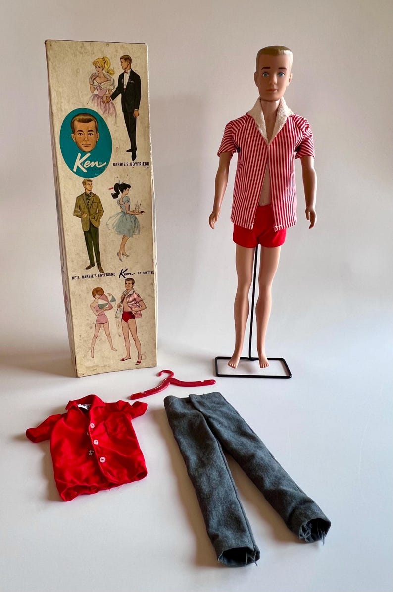 1960’s Ken Doll by Mattel - Etsy