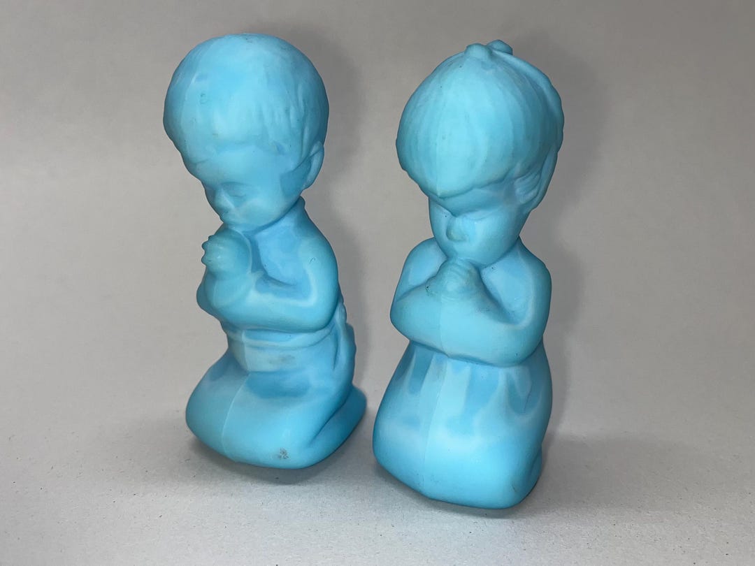 Fenton Praying Boy and Girl - Etsy