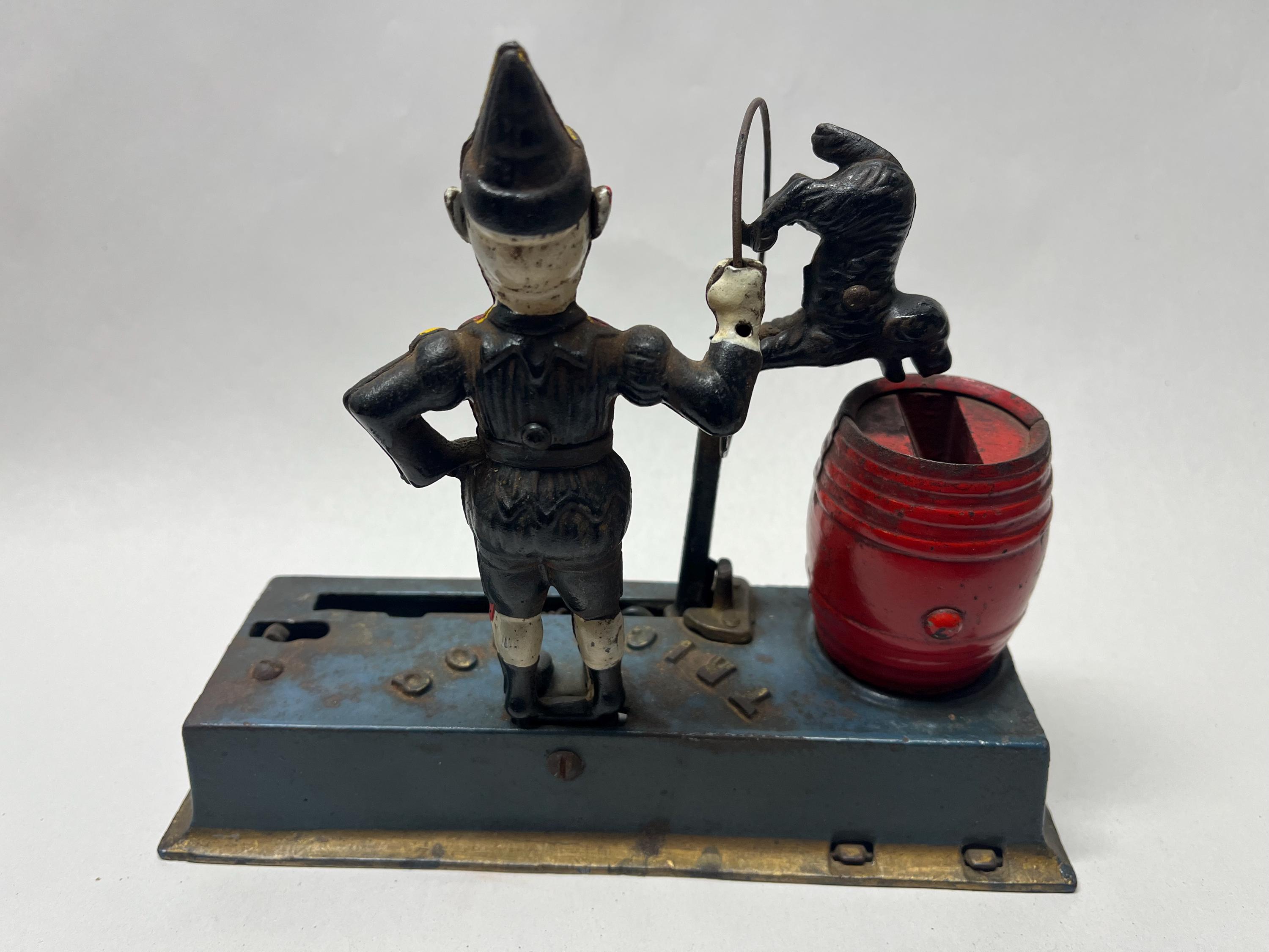 Vintage USA Cast Trick Dog Spring Loaded Coin Bank - Etsy