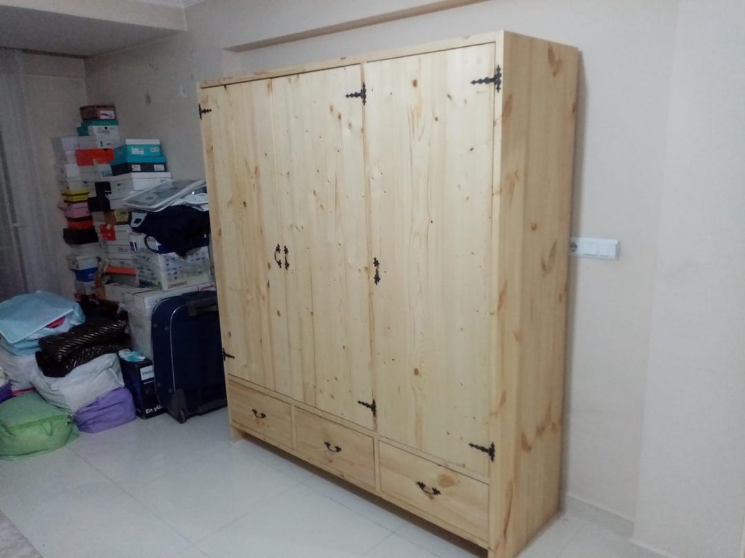 Solid Pine Wardrobe – Modern or Rustic Styles,rustic Pine Wardrobe ...