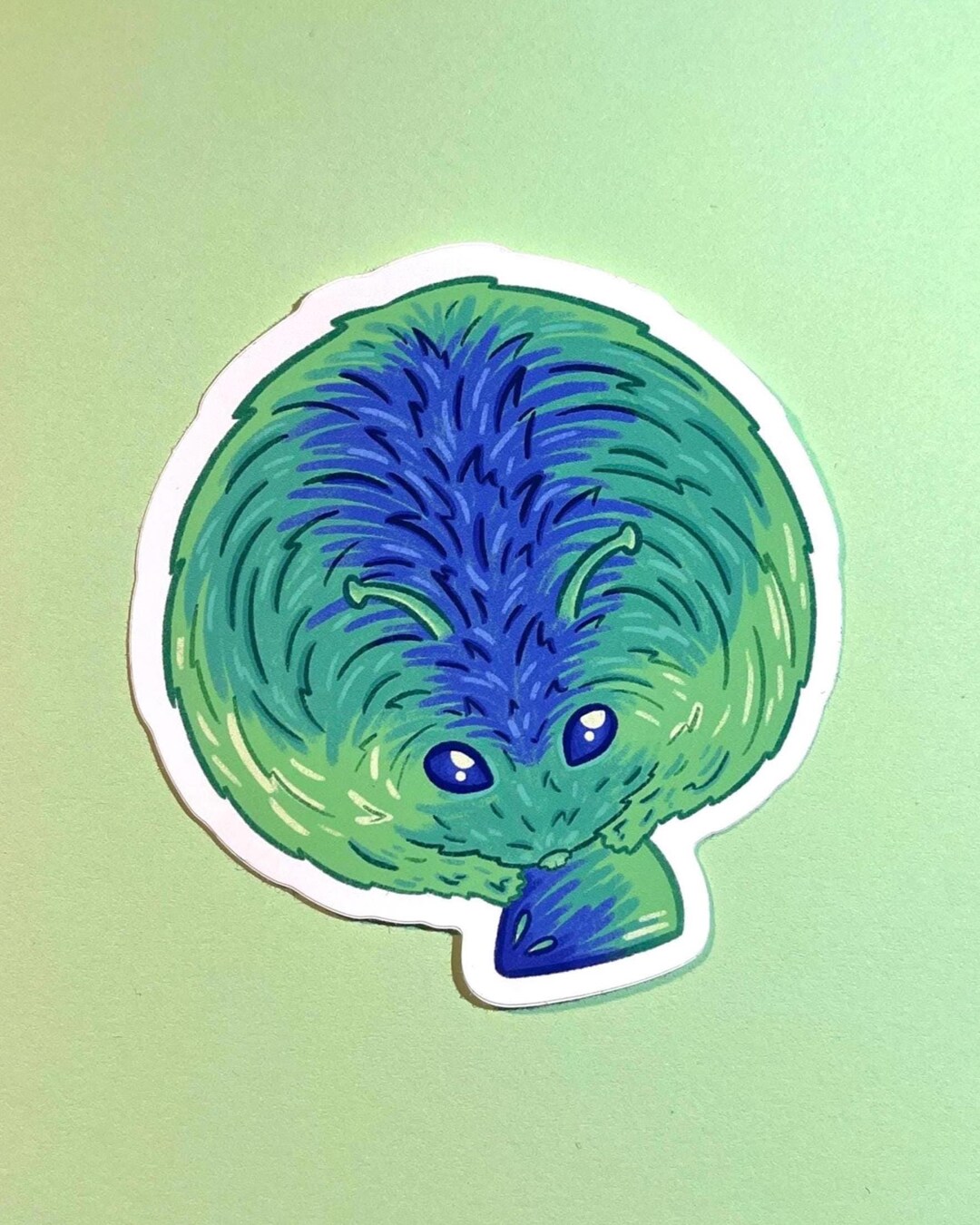 Alien Hamster Vinyl Sticker - Etsy