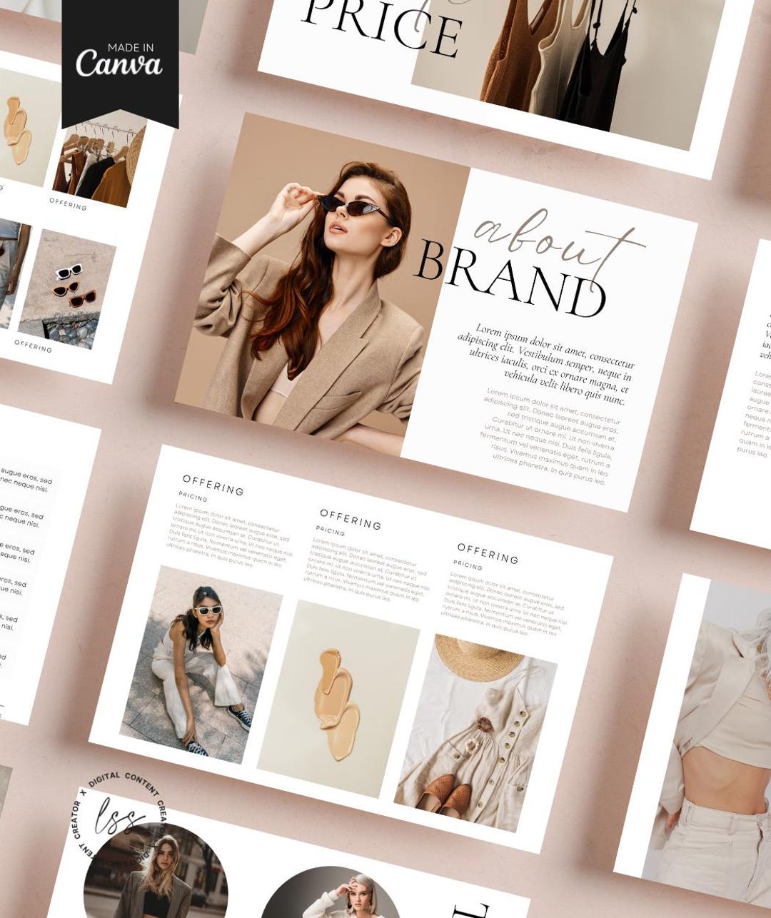 Service + Pricing Guide Template Pack - Canva - Etsy