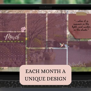 Winter Desktop Wallpaper Organizer With 2025 Digital Calendar – January ...
