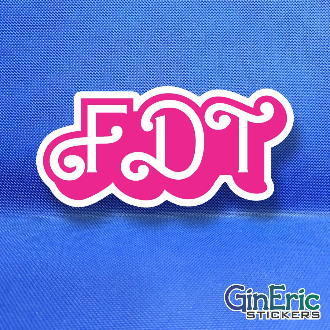 F Donald Trump FDT Weatherproof Sticker - Etsy