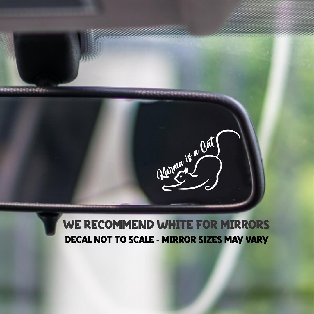 Karma is a Cat Vinyl Decal - Etsy