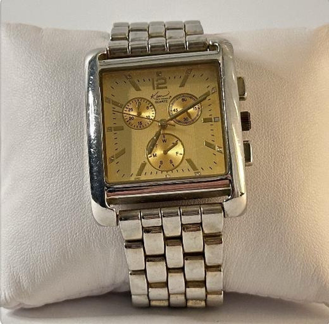 Square Retro Gold Kim Rodgers Watch - Etsy