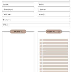 Digital Travel Planner PDF - Fully Customizable - Etsy