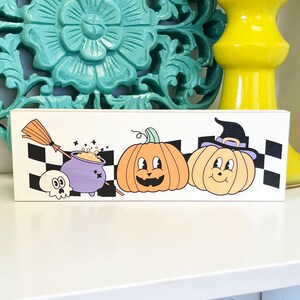 Pastel Halloween Signs, Retro Halloween, Pink Halloween Decor - Etsy