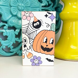 Pastel Halloween Signs, Retro Halloween, Pink Halloween Decor - Etsy