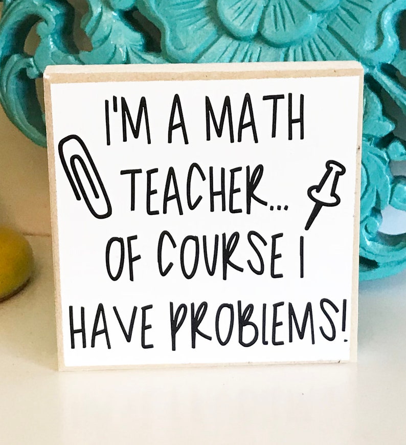 Math Teacher Gift Math Classroom Decor Teacher Christmas - Etsy