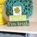 Leprechaun Hat, Lucky Sign, St Patricks Day Decor, Gift for the Home - Etsy
