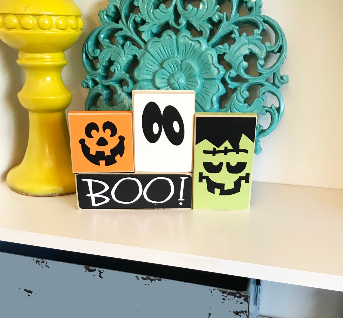 Pastel Halloween Signs, Retro Halloween, Pink Halloween Decor - Etsy