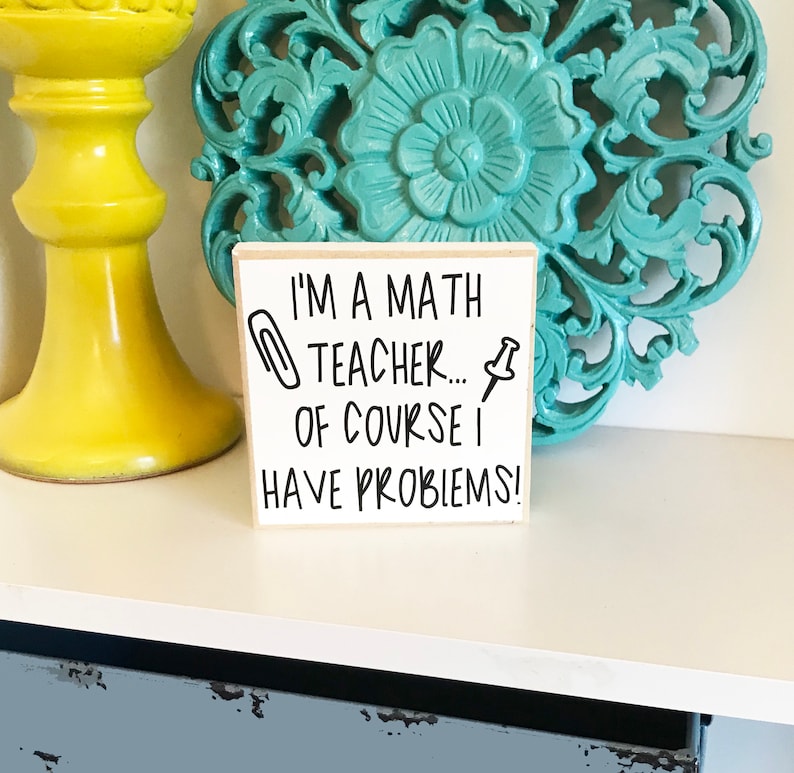 Math Teacher Gift Math Classroom Decor Teacher Christmas - Etsy