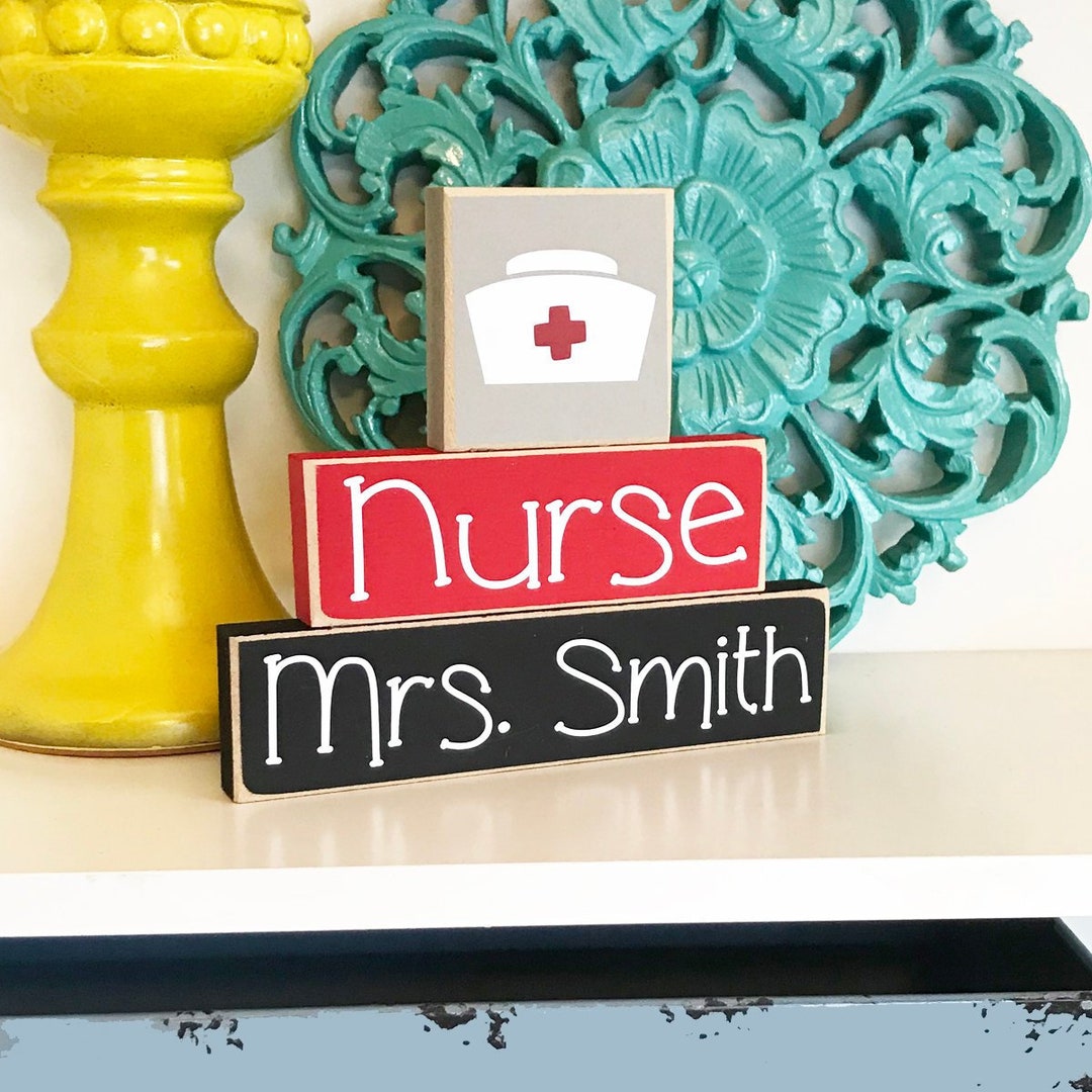 Personalized Nurse Sign - Nursing School Graduation Gift - School Nurse ...