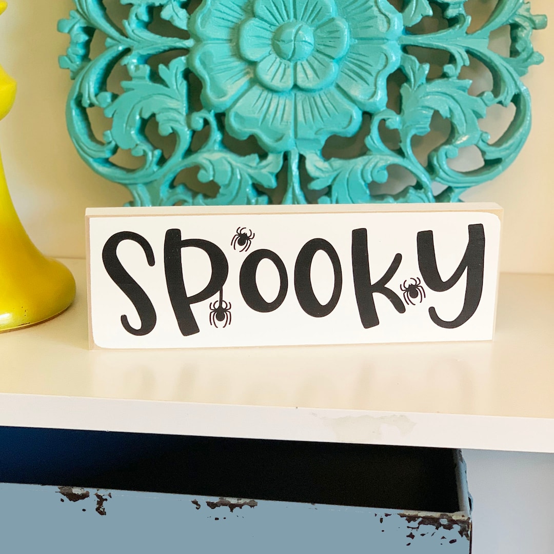 Spooky, Halloween Signs, Halloween Decor, Halloween Decoration - Etsy