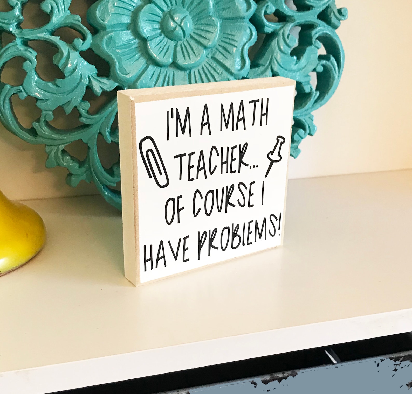 Math Teacher Gift Math Classroom Decor Teacher Christmas - Etsy