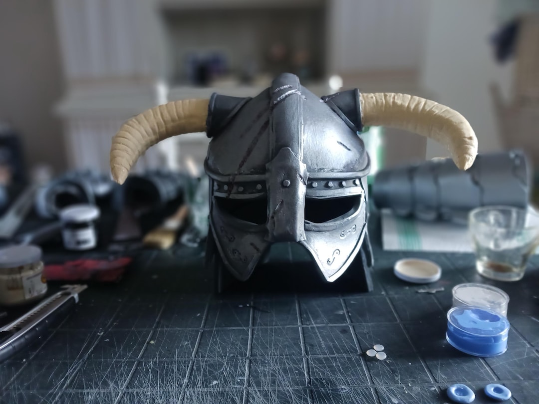 Skyrim Iron Helmet Inspired by the Elder Scrolls V - Etsy