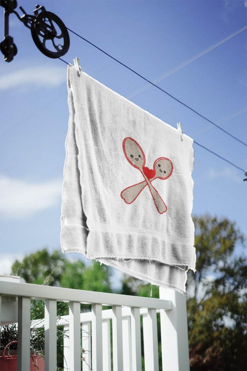 Spoon - Machine Embroidery Design, Kitchen Spoon Embroidery Pattern ...