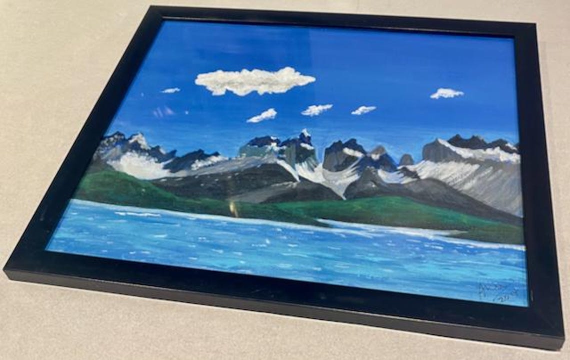 Torres Del Paine National Park, Chile - Original Acrylic Art by Ann ...