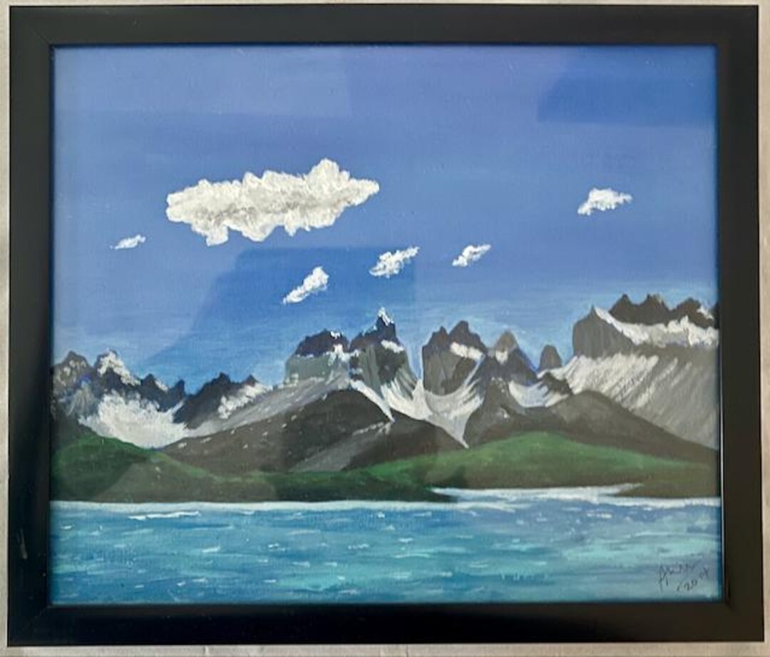 Torres Del Paine National Park, Chile - Original Acrylic Art by Ann ...