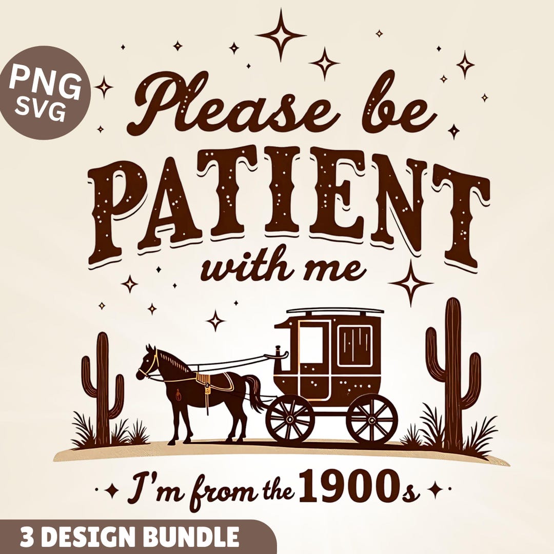 Please Be Patient With Me Svg Png - Etsy