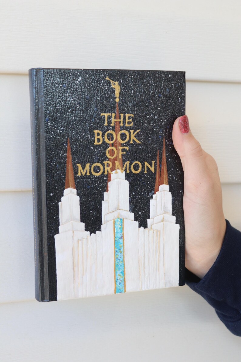 Washington DC Temple, Custom Painted Book of Mormon Cover! - Etsy