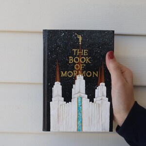 Washington DC Temple, Custom Painted Book of Mormon Cover! - Etsy
