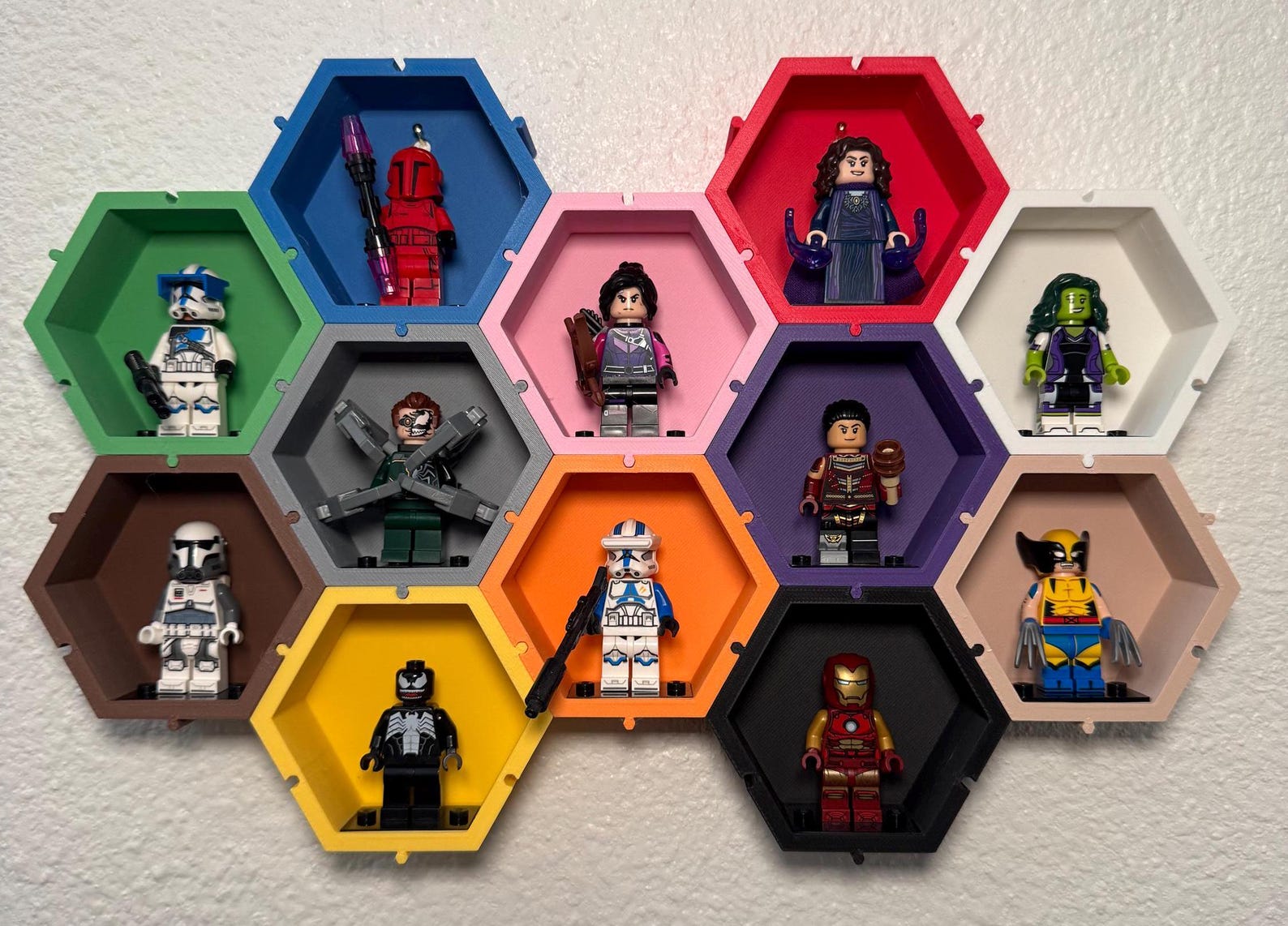 Minifigure Display, Interlocking, Display Shelf, Collectables ...
